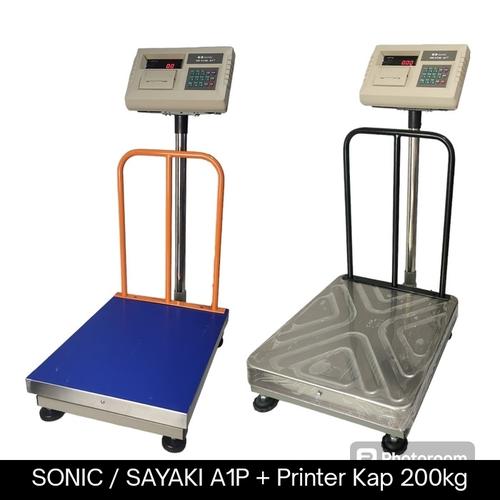 Jual Timbangan Heavy Duty, Industri, Printer, Digital, A1P Kap 150kg - Biru, SONIC - Jakarta ...