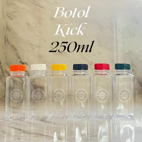 Jual Botol Kick Kotak 250ML / Botol Jus Kopi Susu Teh Yogurt Minuman ...