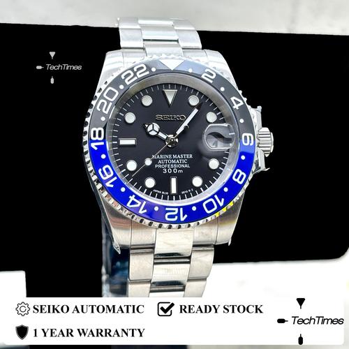 Jual Custom Seiko Seiko mod SUB Batman GMT Seiko mods - Submariner ...