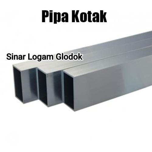 Jual hollow stainless ss 201 40mm x 40mm x 1.2mm x 6 meter pipa kotak ...