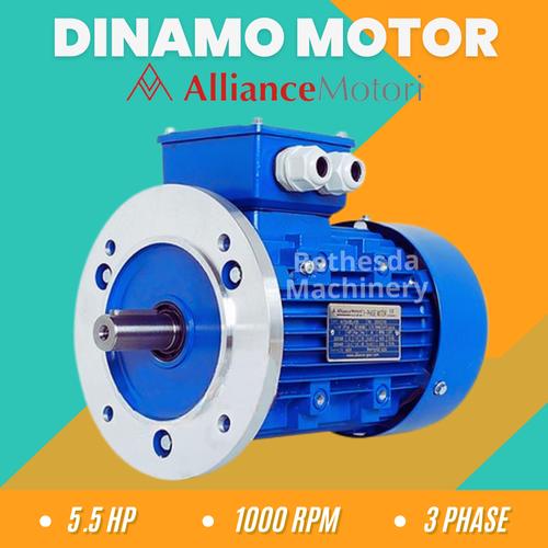 Jual Dinamo 5.5HP Dinamo Motor 5.5 HP Motor Alliance 4KW 1000RPM 3Phase ...