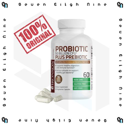 Jual Bronson Probiotic + Prebiotic 50 Billion CFU 100% Original USA ...