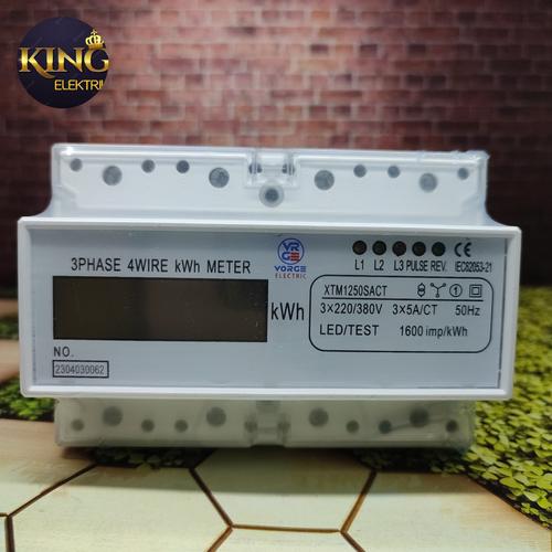 Jual kwh meter digital XTM1250SACT By CT /5A energy meter VORGE 3phase GARANSI 2 TAHUN - Jakarta ...