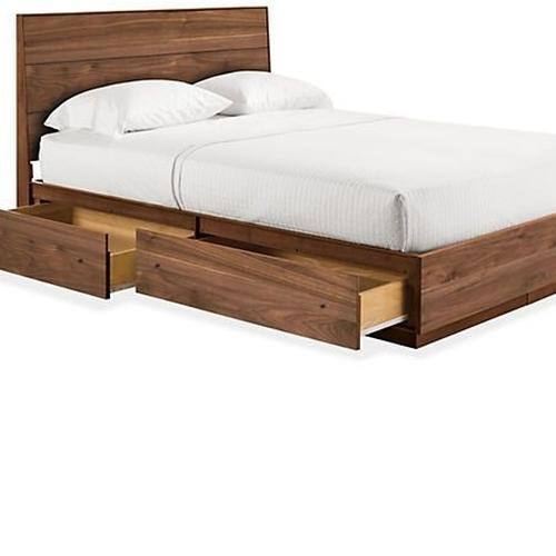 Jual DIPAN KAYU SOLID MAHOGANY DIVAN 2 LACI HEADBOARD STORAGE BED ...