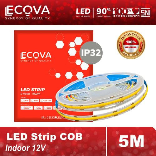 Jual Lampu ECOVA LED Strip COB 12V Panjang 5 Meter IP32 Murah Dekorasi ...