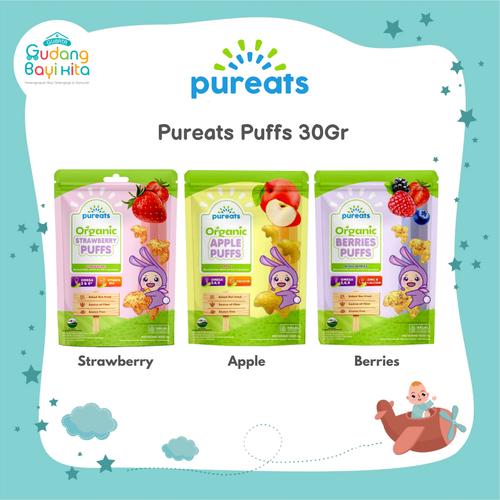 Jual Pureats Puffs 30Gr - Camilan Puff - Strawberry - Kota Surabaya - Gudang Bayi Kita | Tokopedia