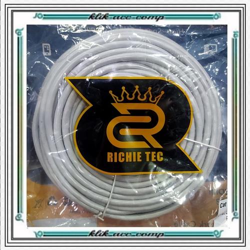 Jual kabel lan utp cat 6e rj45 30 meter Richie tech support poe ...