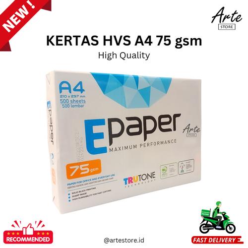 Jual Kertas HVS A4 75 gsm - EPAPER - Kota Tangerang - ARTE STORE ...