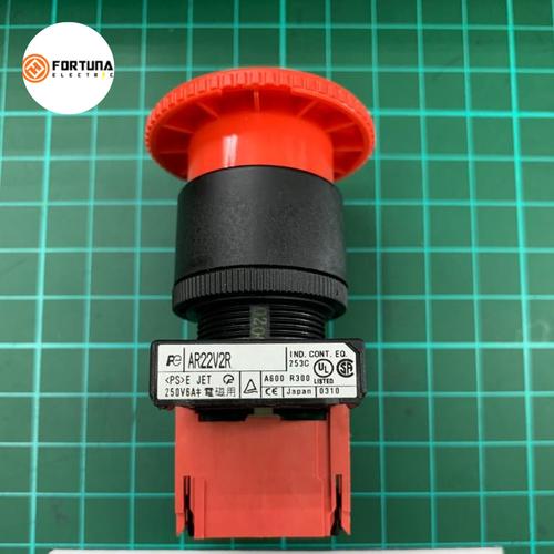 Jual Fuji Electric AR22V2R-01R 22mm Emergency Stop Push-Lock Turn-Reset 1NC - Jakarta Barat ...