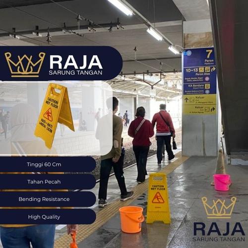 Jual Papan Warning Lantai Basah | Wet Floor Warning Sign Board - Kab ...