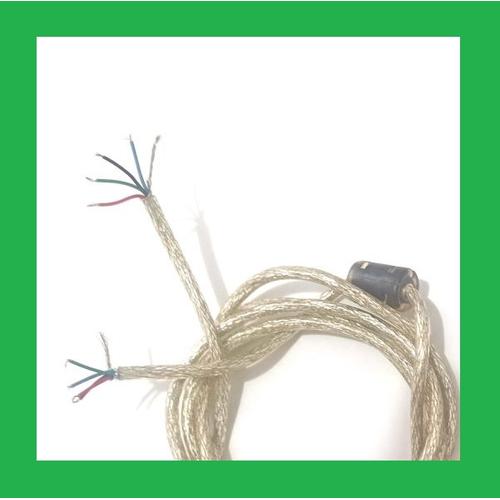 Jual Kabel USB 4 Core Wire 4p Cable Data Plus anti storing Ferrite ...