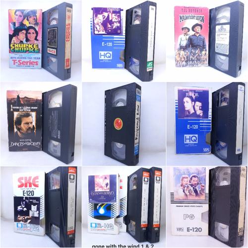 Jual kaset VHS untuk dekorasi pajangan antik retro display estetik part ...