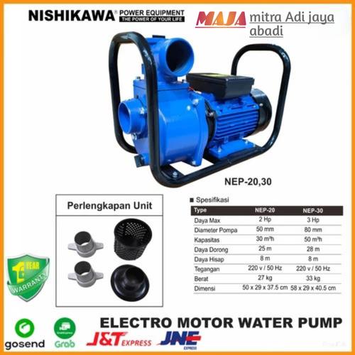 Jual Pompa Air Alkon 3 Inch Listrik Nishikawa NEP-30 Electric Water Pump - Jakarta Barat - MITRA ...