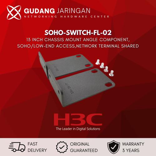 Jual H3C SOHO-SWITCH-FL-02 13 Inch Chassis Mount Angle Component, SOHO ...