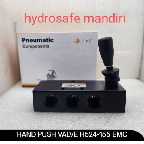 Jual Hand push valve H series H524-155 with spring EMC pneumatic ...