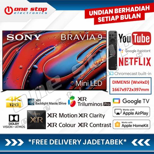 Promo SONY BRAVIA 9 XR K-75XR90 / XR90 4K UHD HDR Mini LED Google TV 75 Inch Cicil 0% 3x ...