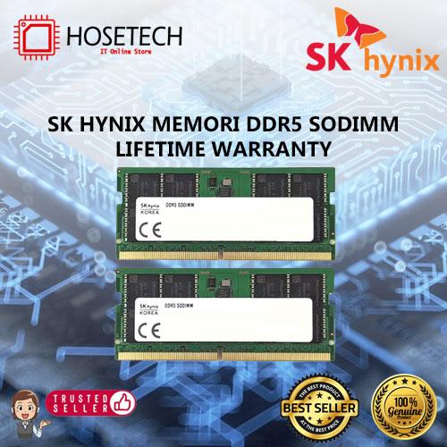 Jual SK Hynix Memori 8GB DDR5 Sodimm 4800/5600Mhz SKhynix Memory Laptop Ram - 4800Mhz - Jakarta ...