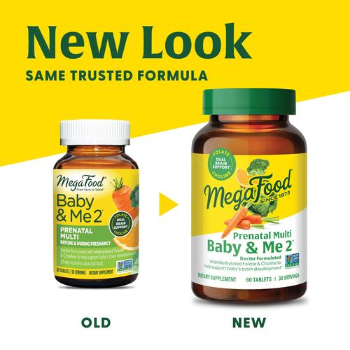 Jual MegaFood, Baby & Me 2, Prenatal Multi - Pre-N Probiotic - Jakarta ...