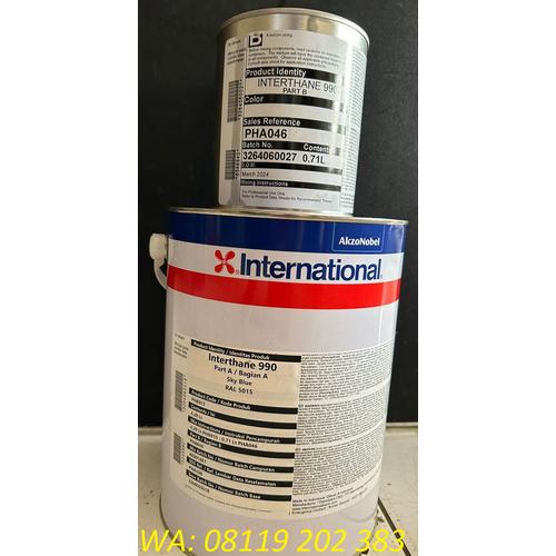 Jual Interthane 990 RAL 5015 / RAL5015 sky blue International Paint 5L ...