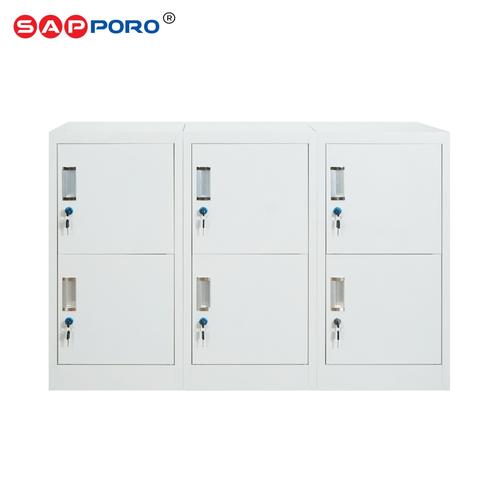 Promo SAPPORO WEIMAR 6 - Loker Besi Dinding 6 Pintu | Wall Mount Locker ...