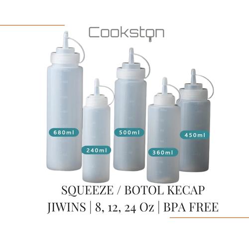 Promo COOKSTON Jiwins Botol Kecap - Botol Saos Mayo - Squeeze Bottle ...
