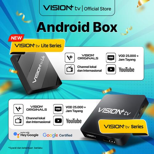 Promo Vision+ TV All Product - Paket Lengkap Hiburan Android TV Box ...