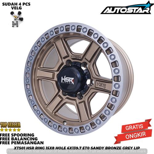 Jual velg hsr wheel ring 15 cocok buat mobil pajero fortuner hummer ...