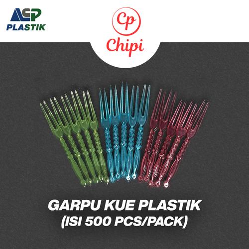 Promo Garpu Kue Plastik Mini Chipi – 500 pcs Cocok Buat Snack & Buah ...