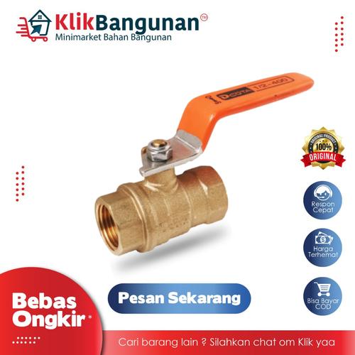Jual Ball Valve Katup Keran DCOTA Stop Kran Kuningan Drat Brass 1/2 inch - Kab. Bogor - klik ...