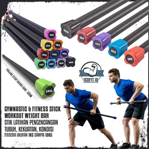 Jual Isofit Stik Latihan Kebugaran, Kekuatan, Keseimbangan Tubuh / Gymnastic & Fitness Stick ...
