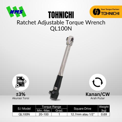 Jual TOHNICHI Adjustable Torque Wrench QL100N4 - Jakarta Barat ...