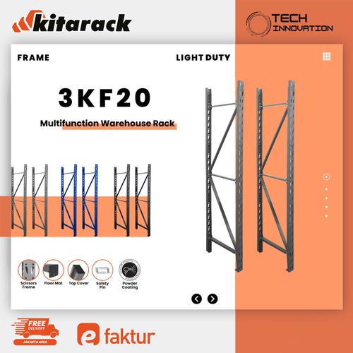 Jual Frame Rak Gudang Besi 300Kg Tinggi 2 Meter - Frame / Tiang ...