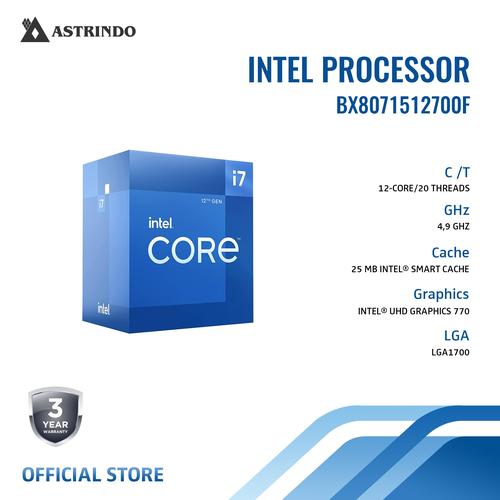 Promo Intel Processor Core i7-12700F 25M Cache, up to 4.90 GHz Box LGA 1700 Cicil 0% 3x ...