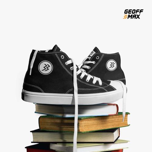 Promo Geoff Max Official - Timeless Hi BlackWhite | Sepatu Pria - 41 ...