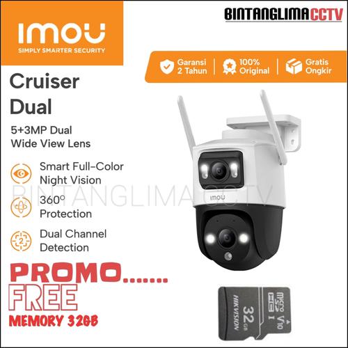 Jual Imou Cruiser Dual 8MP Wifi Camera Dua Lensa Full Color Two Way ...