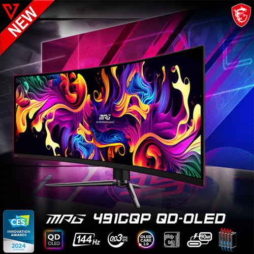 Promo Monitor MSI MPG491CQP QD-OLED 49" Inch DQHD | 144Hz | 0.03Ms ...