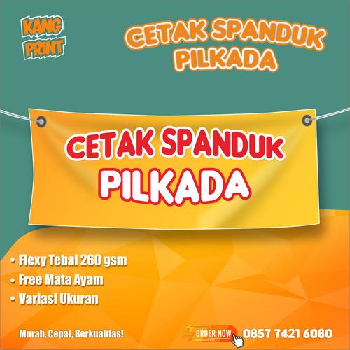 Promo Cetak spanduk banner pilkada - Kota Bekasi - Hiprint.idn | Tokopedia