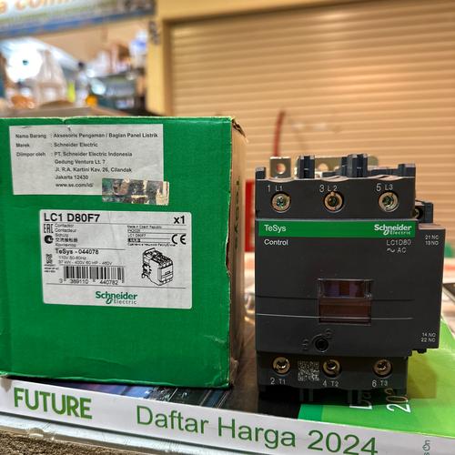 Jual KONTAKTOR 125A LC1D80B7 LC1D80E7 LC1D80F7 LC1D80P7 LC1D80Q7 ...