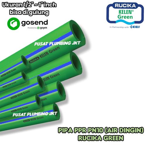 Jual PIPA PPR PN 10 RUCIKA GREEN (Air Dingin) 32mm 1" inch - Jakarta ...