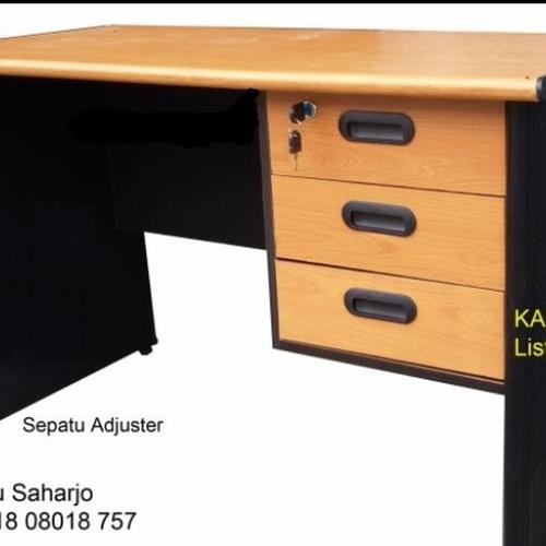 Jual Meja Kantor Kerja Lebar 70cm Uk. 120x75x75cm 1/2 Biro SMS-List ...