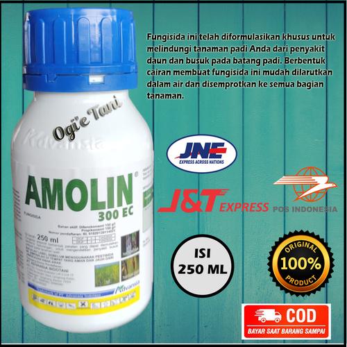 Jual Fungisida AMOLIN 300EC, Melindungi padi dari penyakit daun dan ...