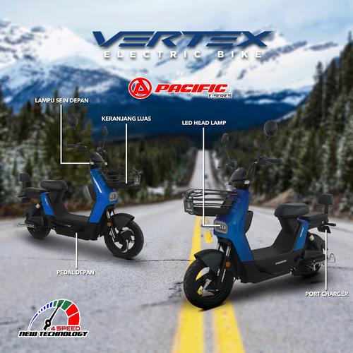 Jual Sepeda Listrik Pacific VERTEX E bike - Kota Tangerang - super do ...