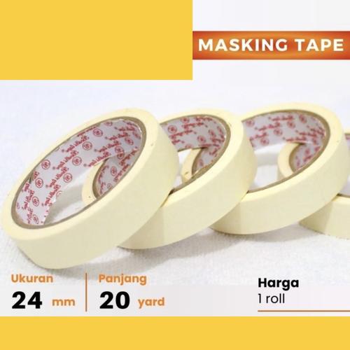 Jual Masking Tape / Lakban Kertas 1 inch x 20 yard - Jakarta Timur ...