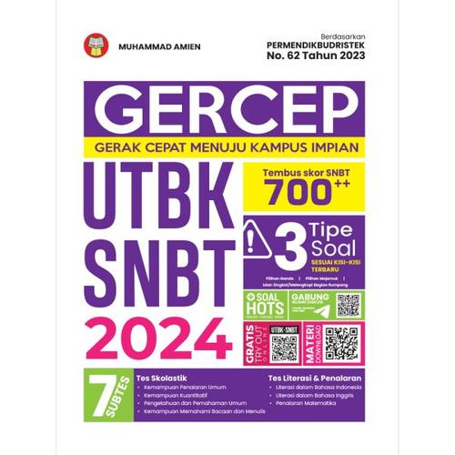 Promo BUKU GERCEP UTBK SNBT 2024 SESUAI KISI KISI TERBARU - Kab ...