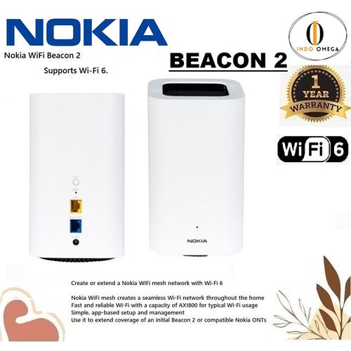 Jual Nokia Wifi Beacon 2 Home Wifi Gateway - Mesh Router Extender ...