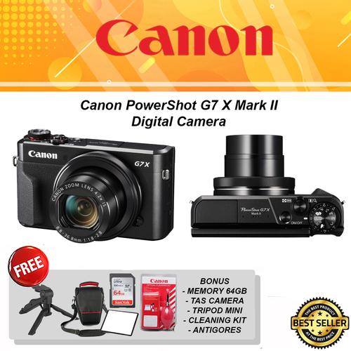 Promo CANON POWERSHOT G7X MARK II PAKET BONUS - KAMERA G7 X MARK 2 - G ...