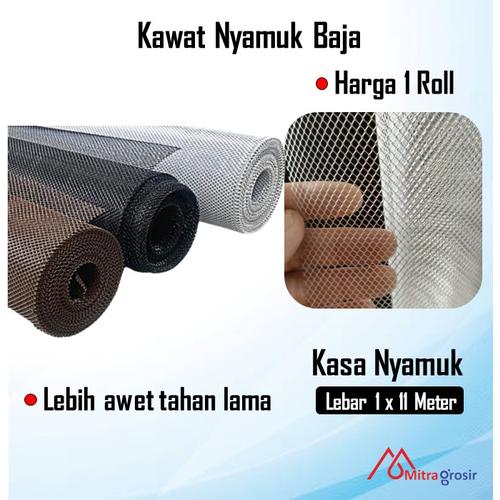 Jual Kawat Nyamuk Jaring Baja / Kasa Nyamuk / Jaring Kawat Parabola ...