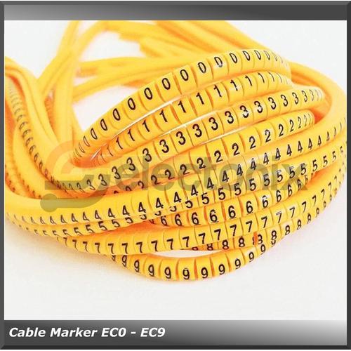 Jual Cable Marker / Penanda Kabel | Set 500pcs [0-9] - Jakarta Utara ...