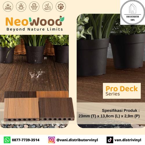 Jual Decking WPC Outdoor Lantai NEOWOOD Tebal 23mm Tahan Cuaca ...