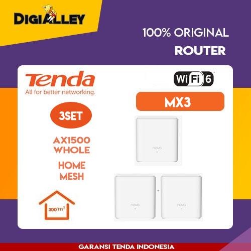 Jual Tenda MX3 3Pack AX1500 Whole Home Mesh WiFi 6 System MX3 3Pcs - Kota Surabaya - DIGI ALLEY ...